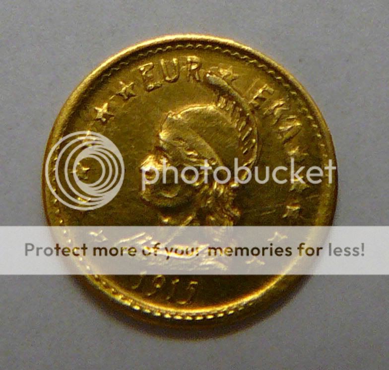 Help Identifying Old Gold Token | California 1915 - Coin Community Forum