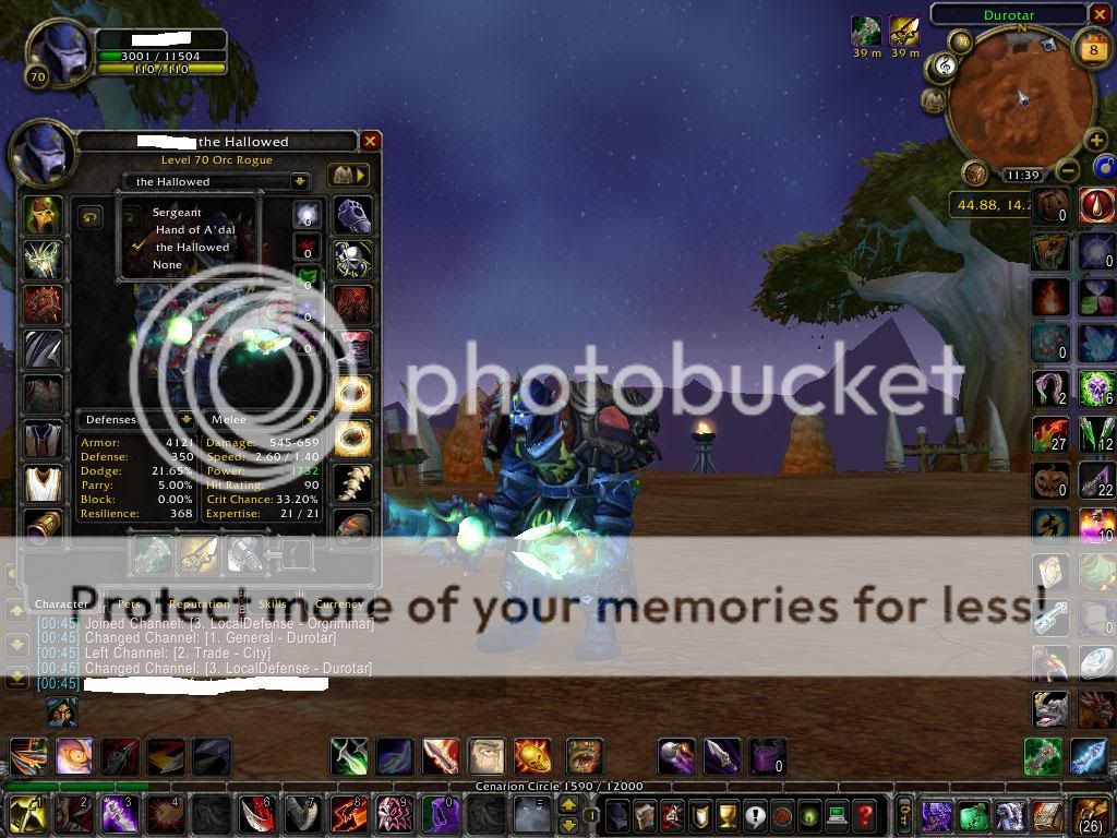 Trading - WTT/S--T6 prot / ret / holy BE male / T6 Orc male rogue - EpicNPC