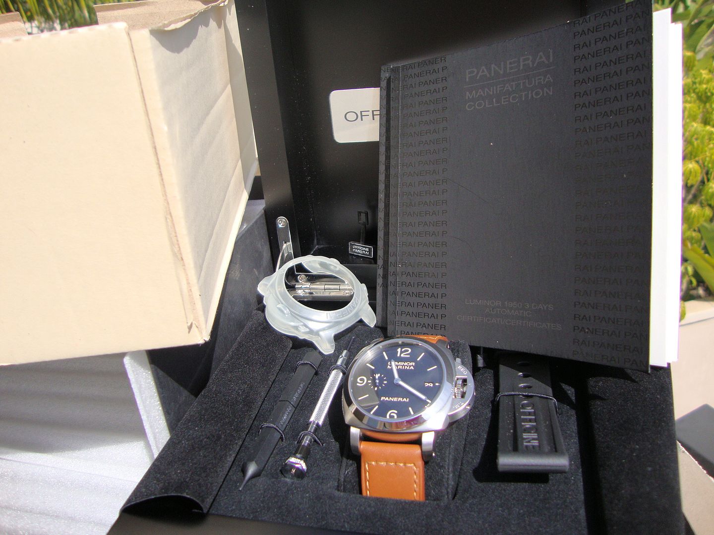 WatchNet: Luxury Time: FS: Panerai PAM 312 L Luminor 1950 Marina 3 Days ...